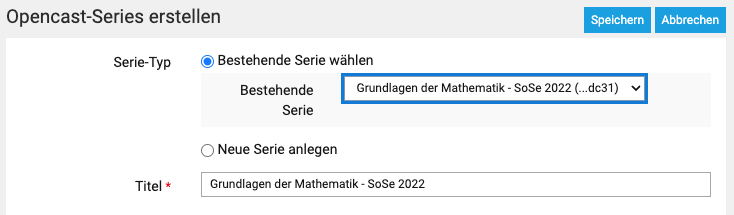 ILIAS HSOS: ILIAS-Wiki - Grundlagen und mehr: Opencast-Videos in ILIAS